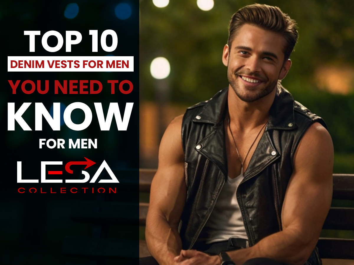 Top 10 Denim Vests for Men You Need to Know – LESA COLLECTION USA