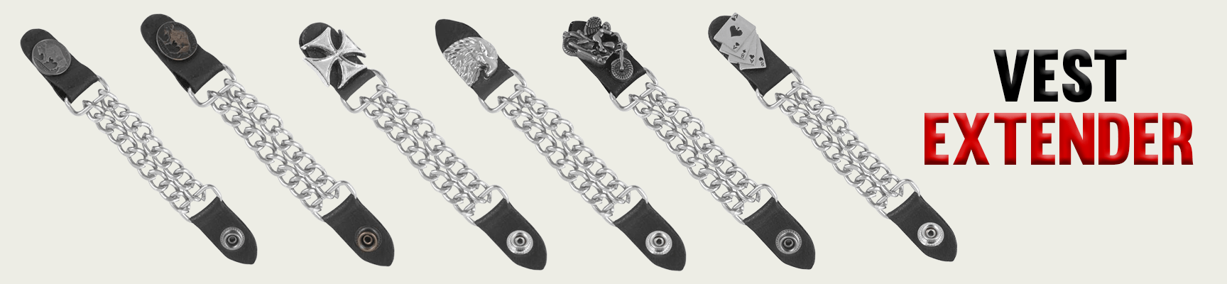 Snap-On Button Vest Extenders for Biker Vests – LESA COLLECTION USA