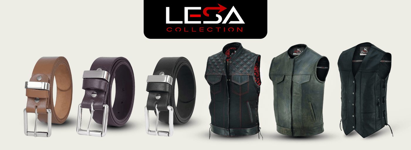 Leather Jacket | Vests | Cowboy Hats | Wallets |Bits - Lesa Collection ...