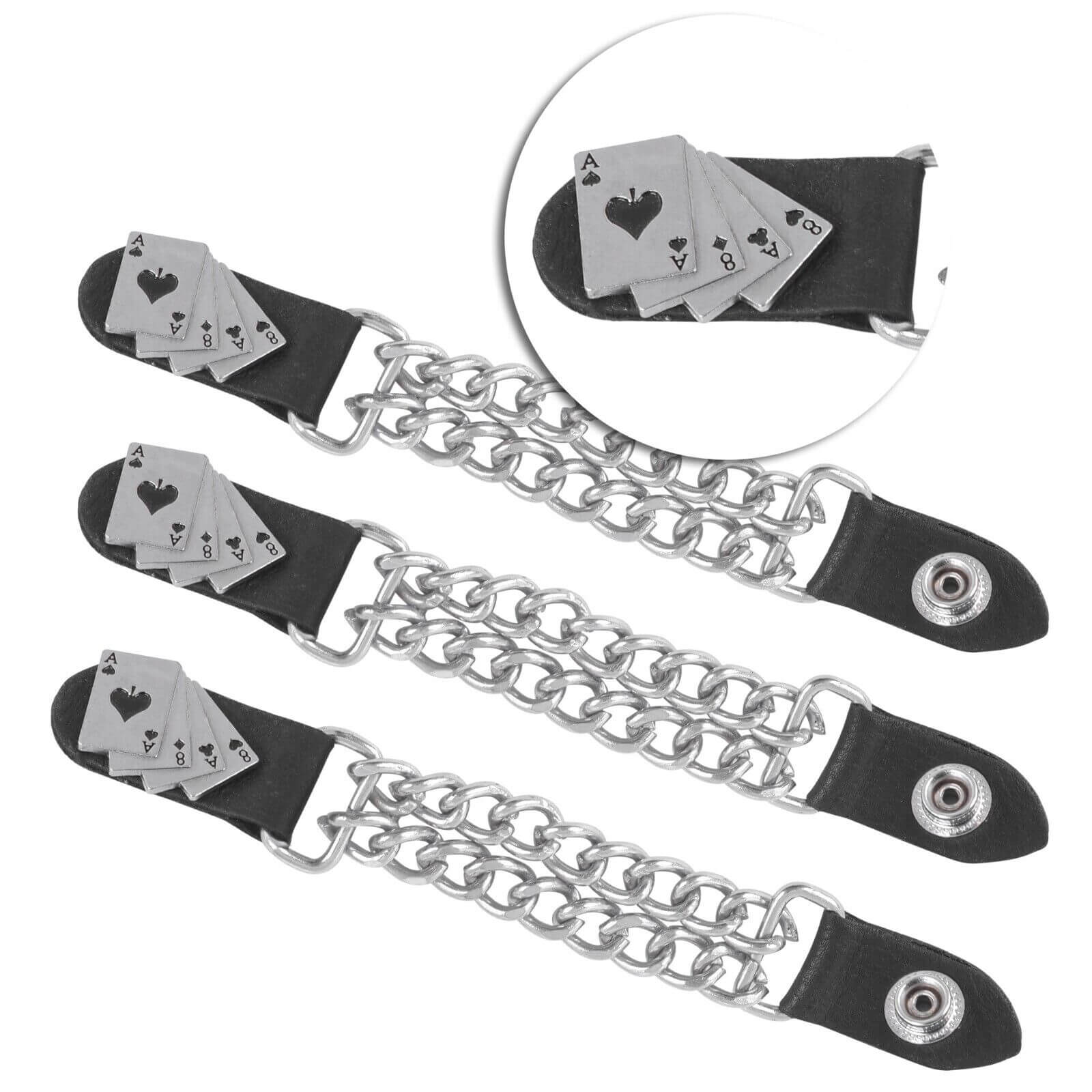 BIKER VEST EXTENDER ACES N EIGHTS Biker motorcycle leathers – LESA ...